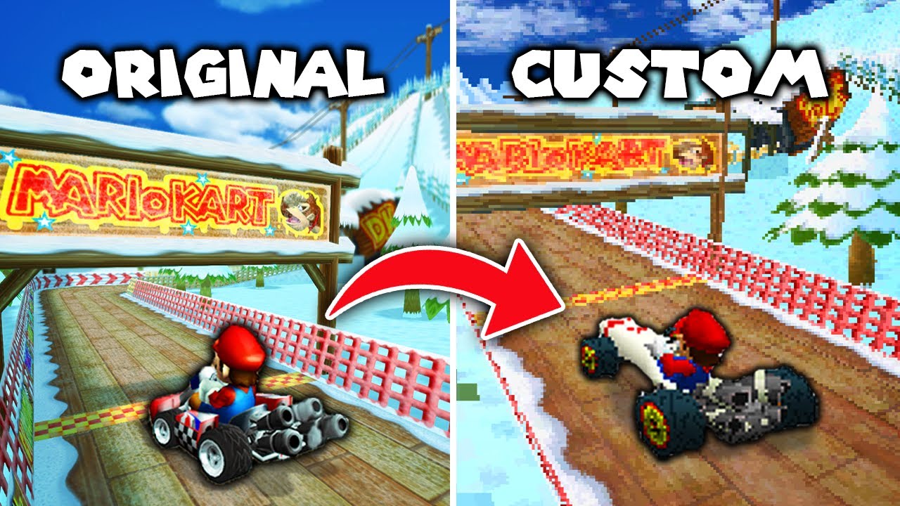 Custom Retro Tracks Created in Different Mario Kart Games! - YouTube