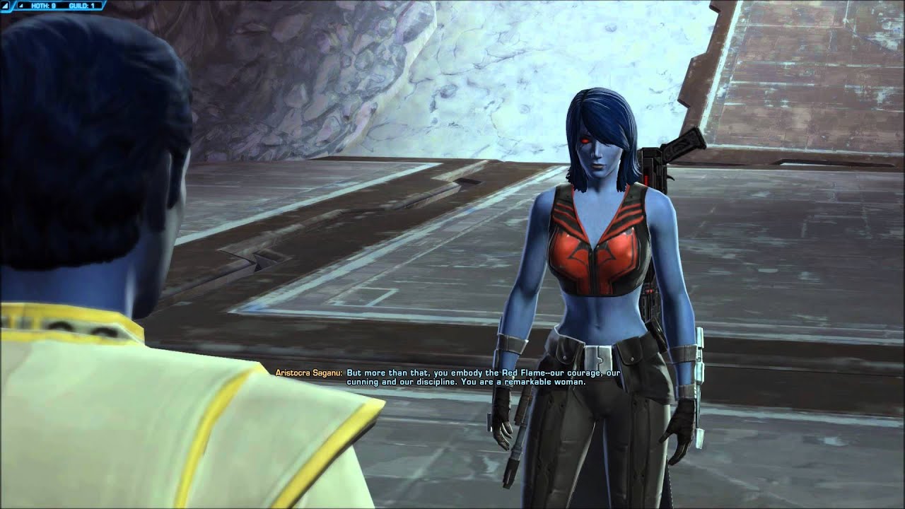 SWTOR Imperial Operative Chiss Flirting - YouTube