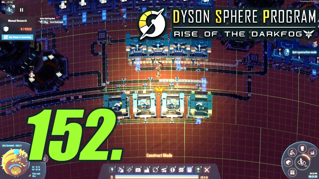 Satellite Substations - Let's Play Dyson Sphere Program: Rise of the Dark Fog Part 152 - YouTube