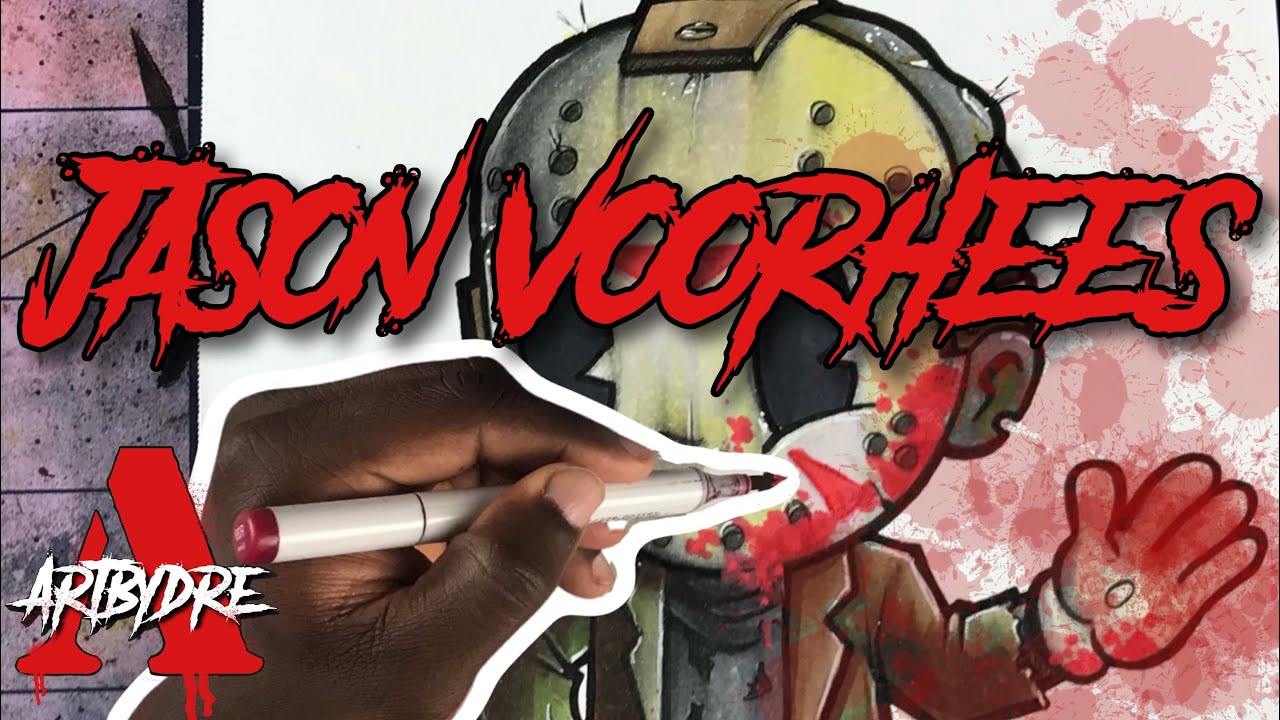 HOW TO DRAW JASON | FRIDAY 13TH - YouTube