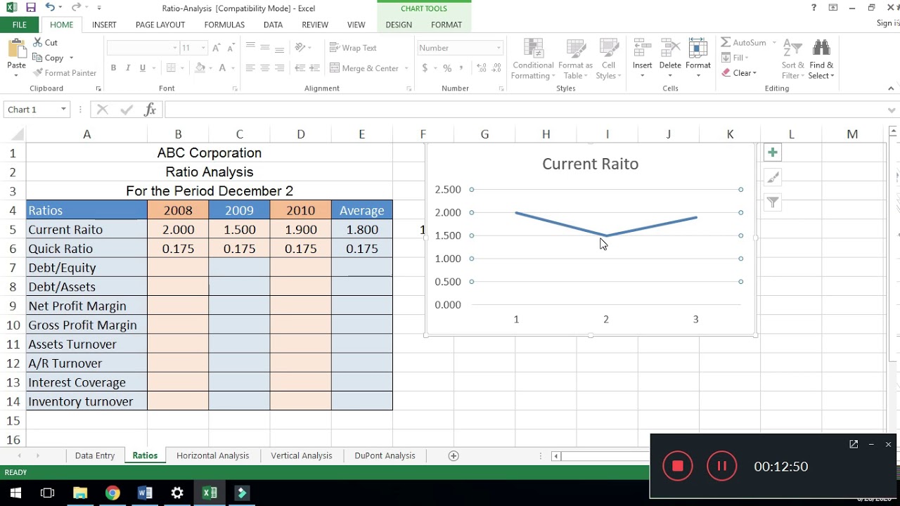 How To Use Excel For Ratio Analysis YouTube How To Use Excel For Ratio Analysis YouTube