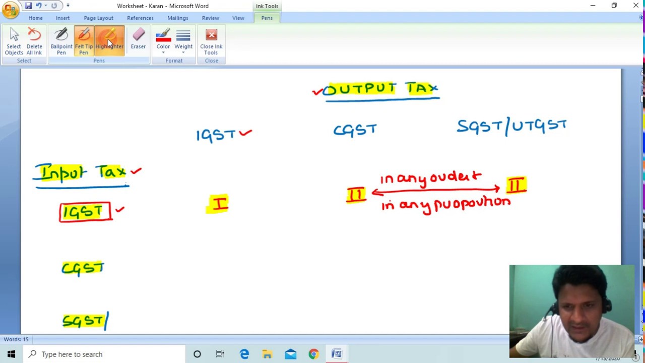 Goods and Service Tax: Chapter 1 INTRODUCTION TO GST Lecture 5 (CA ...