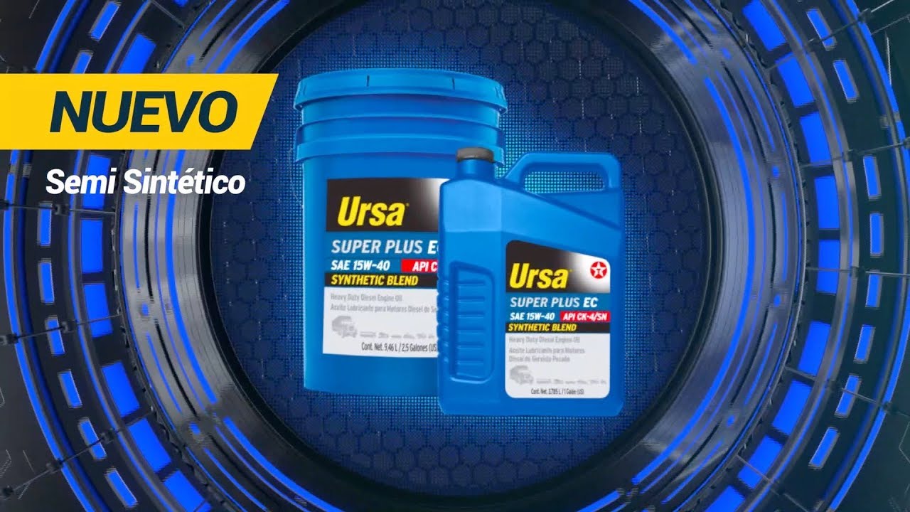 URSA SUPER PLUS EC SYNTHETIC BLEND SAE 15W-40 API CK-4/SN - YouTube