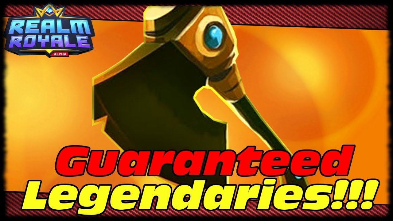 Guaranteed Legendary Weapons Fast & Easy!!! Realm Royale How To Forge ...