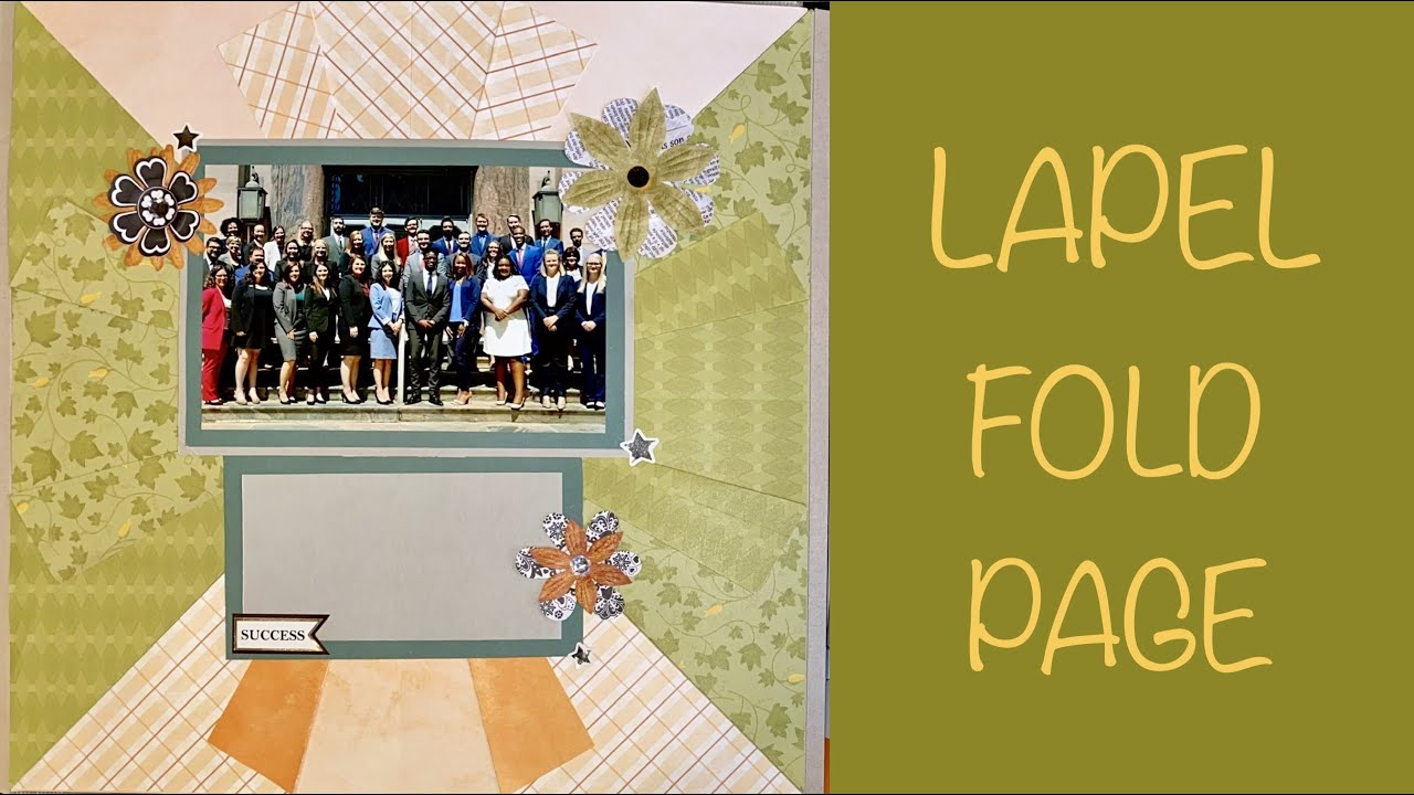Lapel Fold Page - My Own Folded Page Design - YouTube