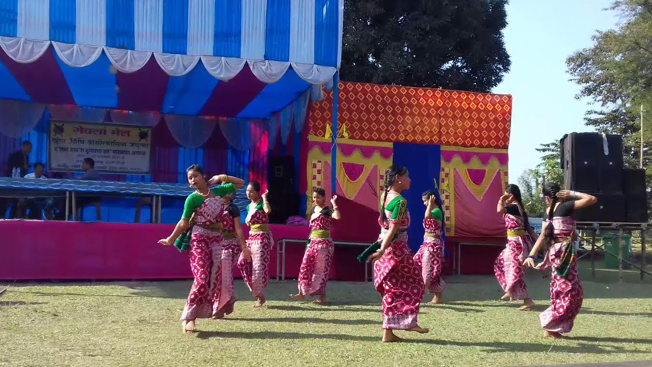 Bodoland ni Aijw Jwng Gwdan Mugani//Beautiful bodo traditional dance ...