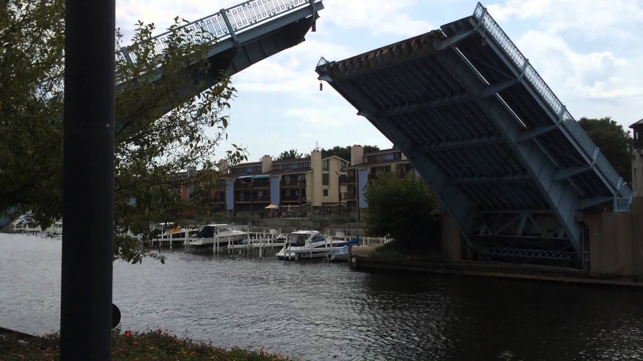 Draw Bridge, Trail Creek, Michigan City, Indiana - YouTube