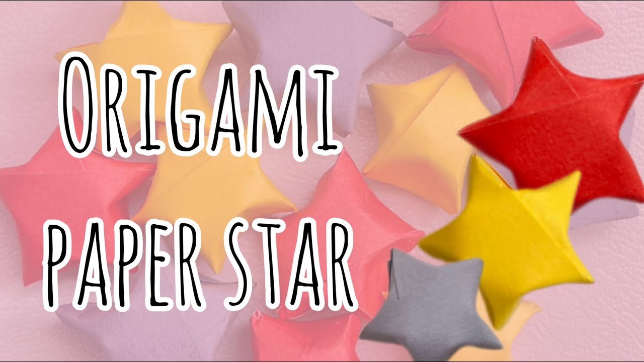 From Paper to Magic: Create Beautiful Origami Paper Stars - YouTube