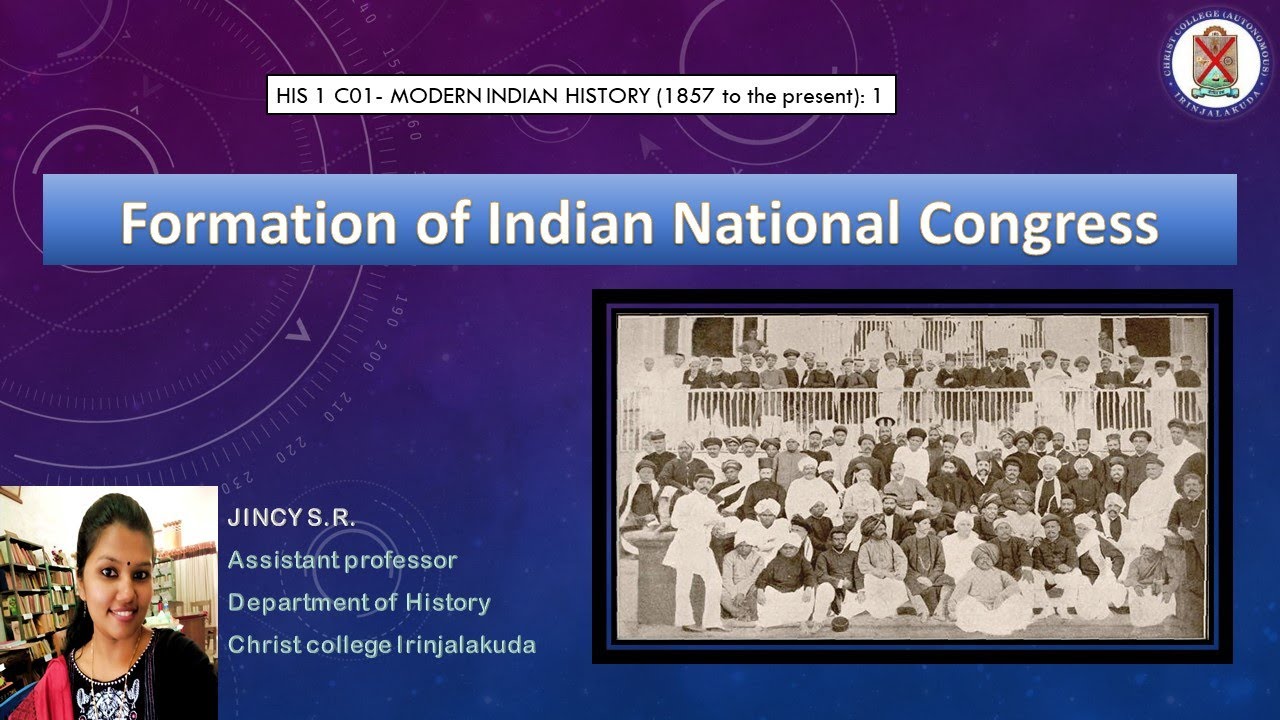 Formation of Indian National Congress - YouTube