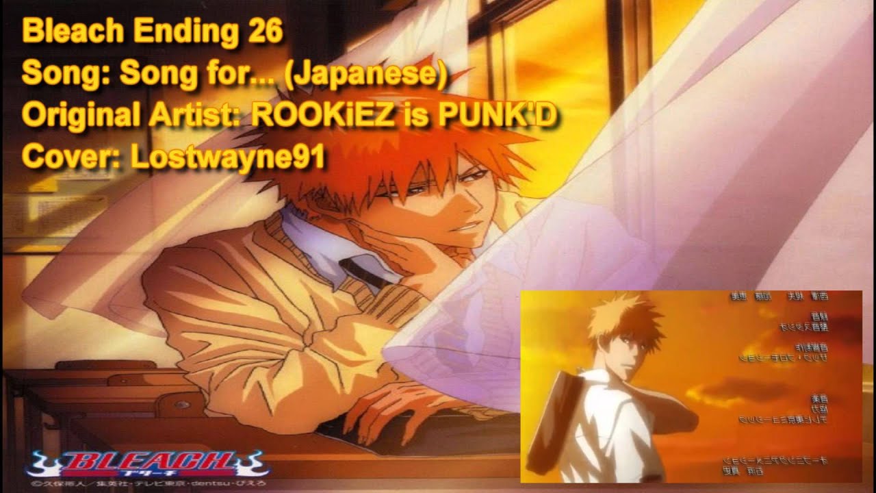 Bleach ED 26 - Song for... (Fancover) - YouTube