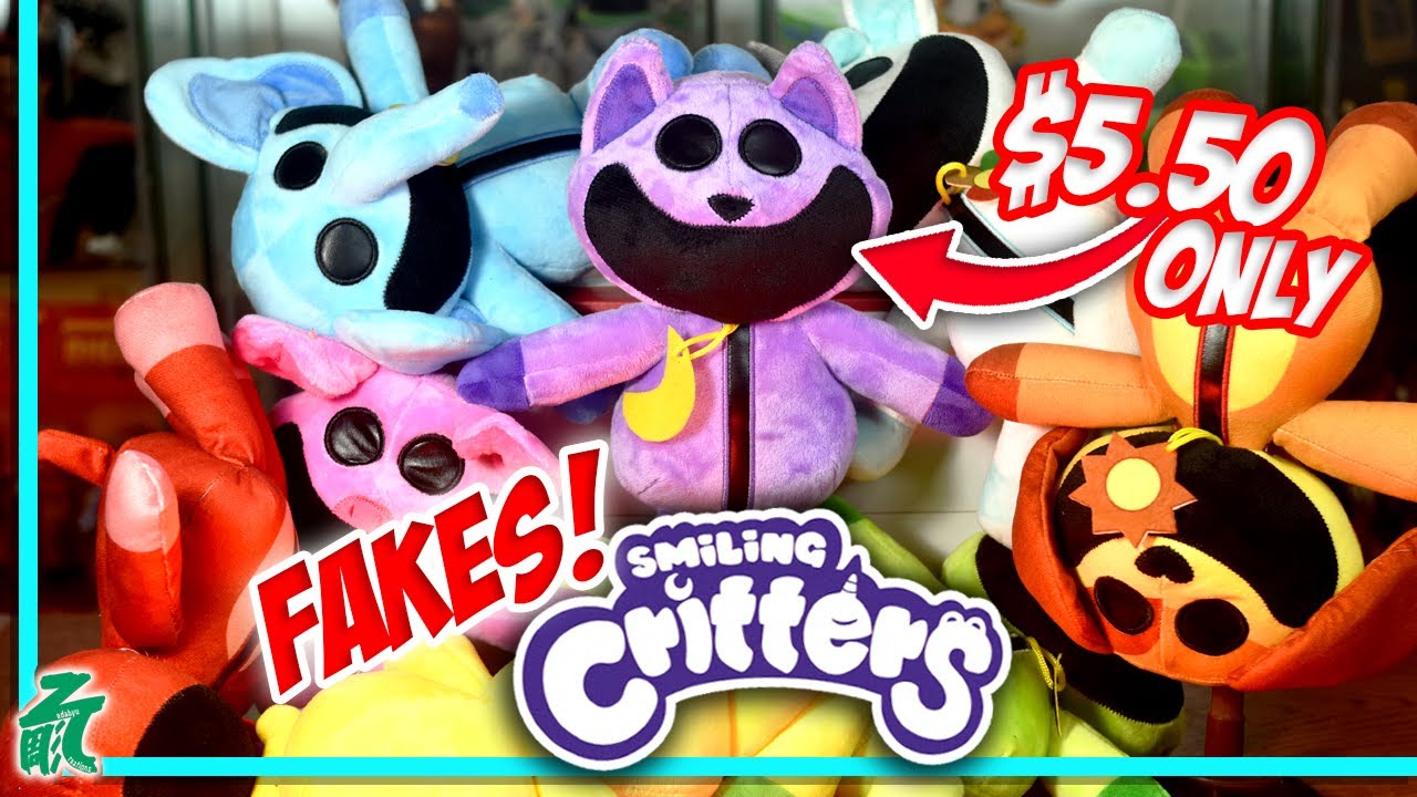 HORRIBLE Bootleg Smiling Critters Plushies Unbox Review | Poppy ...