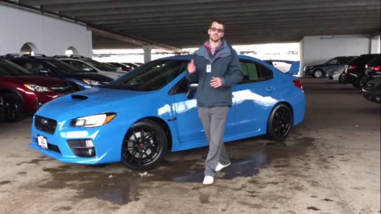 New Arrival: Subaru CPO 2016 Subaru STI Hyper.Blue Limited Edition ...