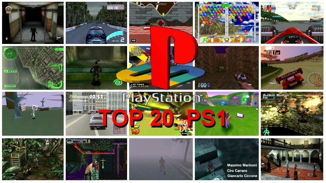 PS1 TOP 20 Games Playstation 1 - Best Retro Games PSX - YouTube