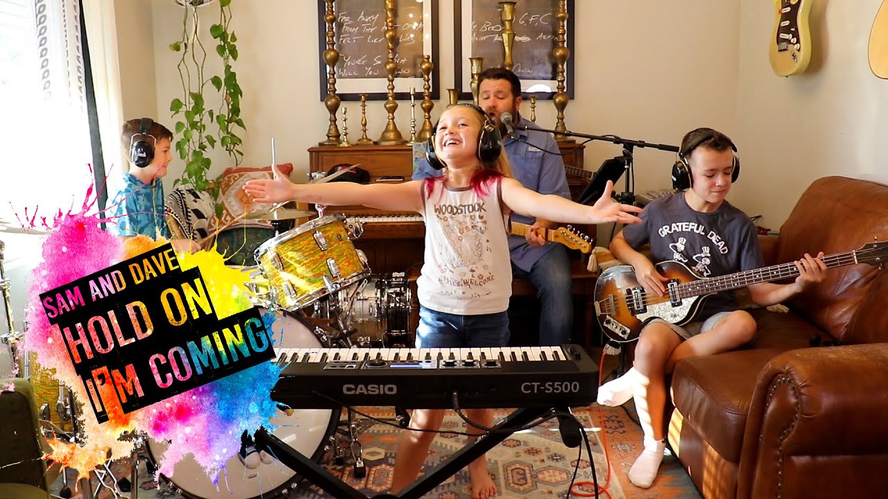 Colt Clark and the Quarantine Kids play "Hold On I'm Coming" - YouTube