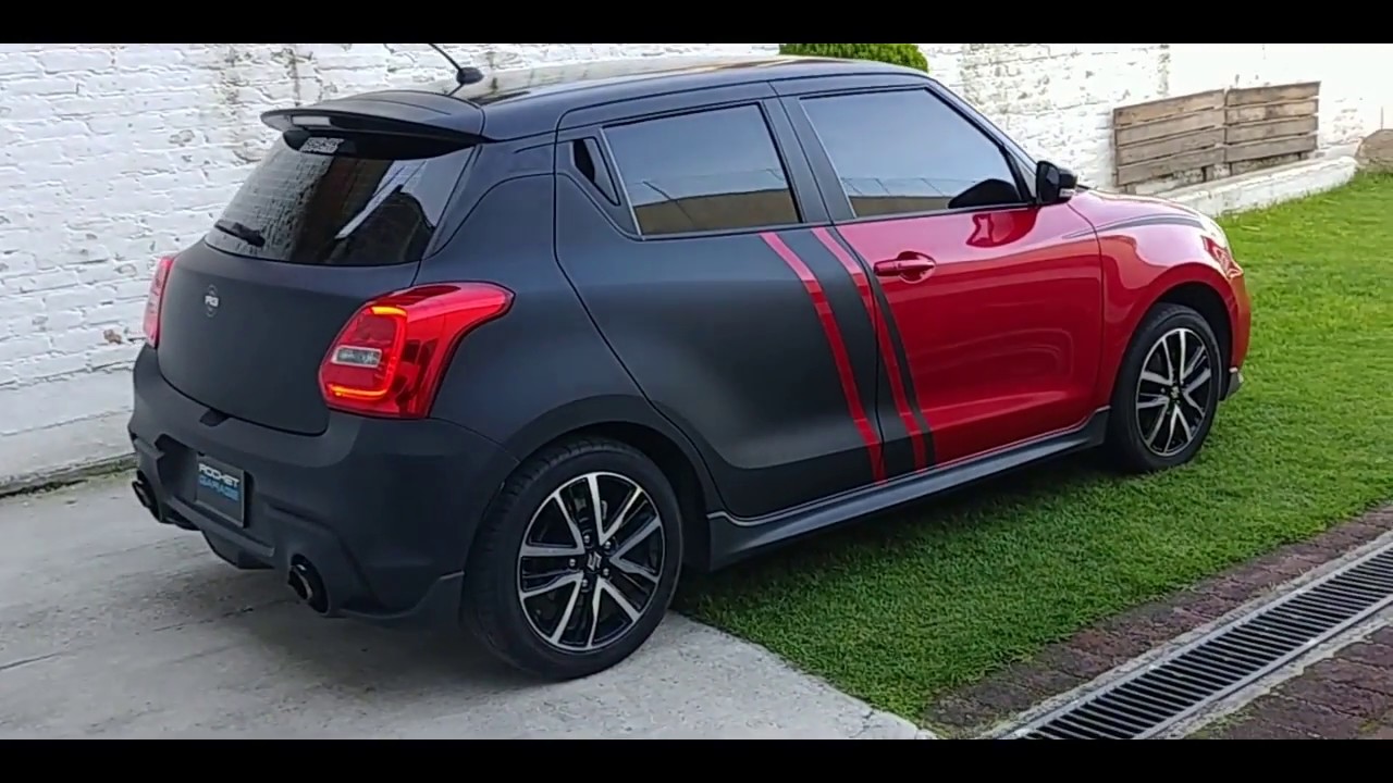 ASI QUEDO EL SWIFT SPORT CON MEDIO WRAP | ROCKET GARAGE - YouTube