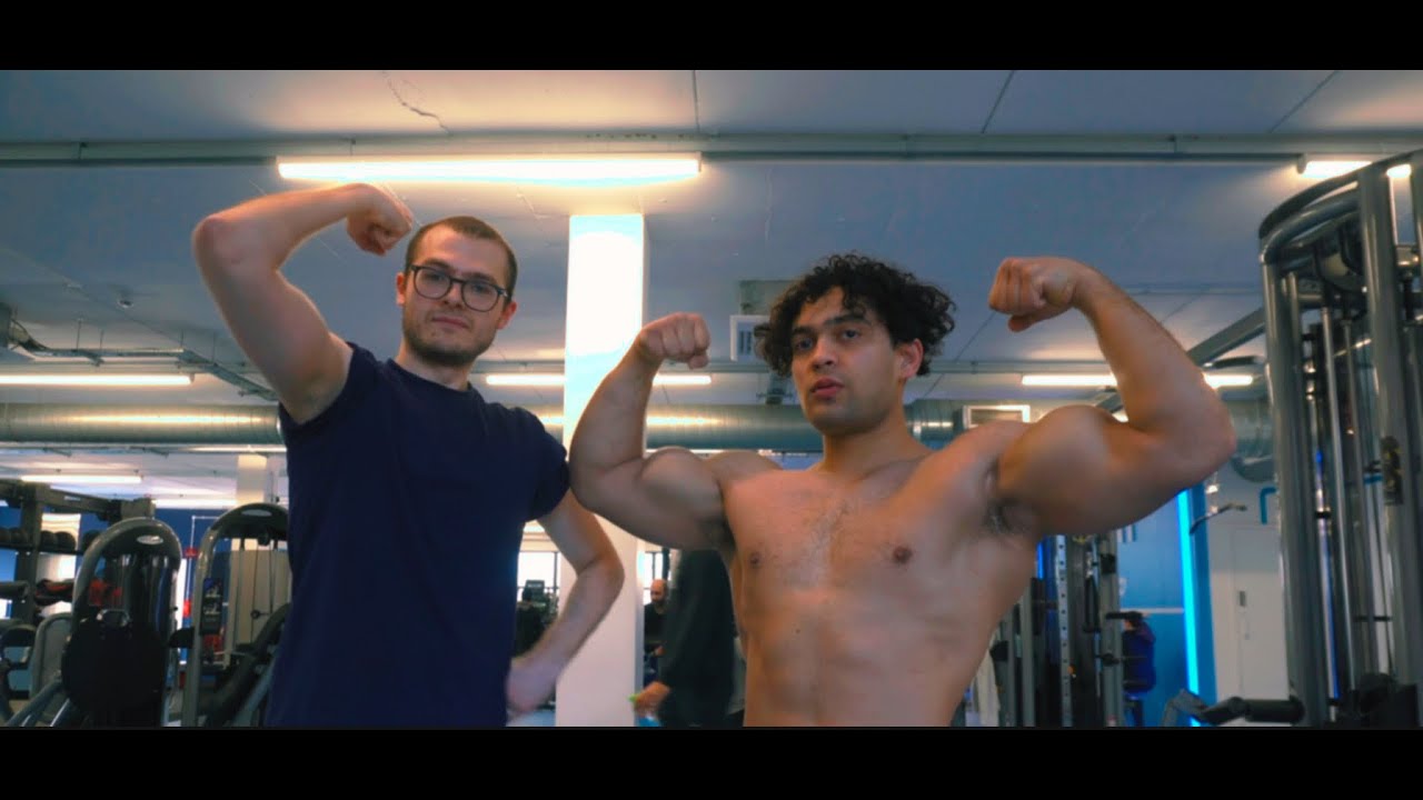 Taking my friend through back and biceps workout - YouTube