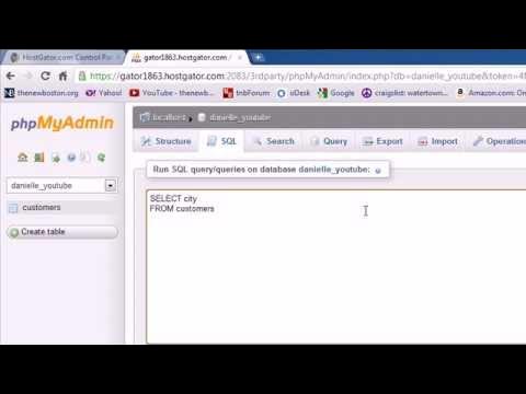 MySQL Database Tutorial - 5 - Basic Rules for SQL Statements - YouTube