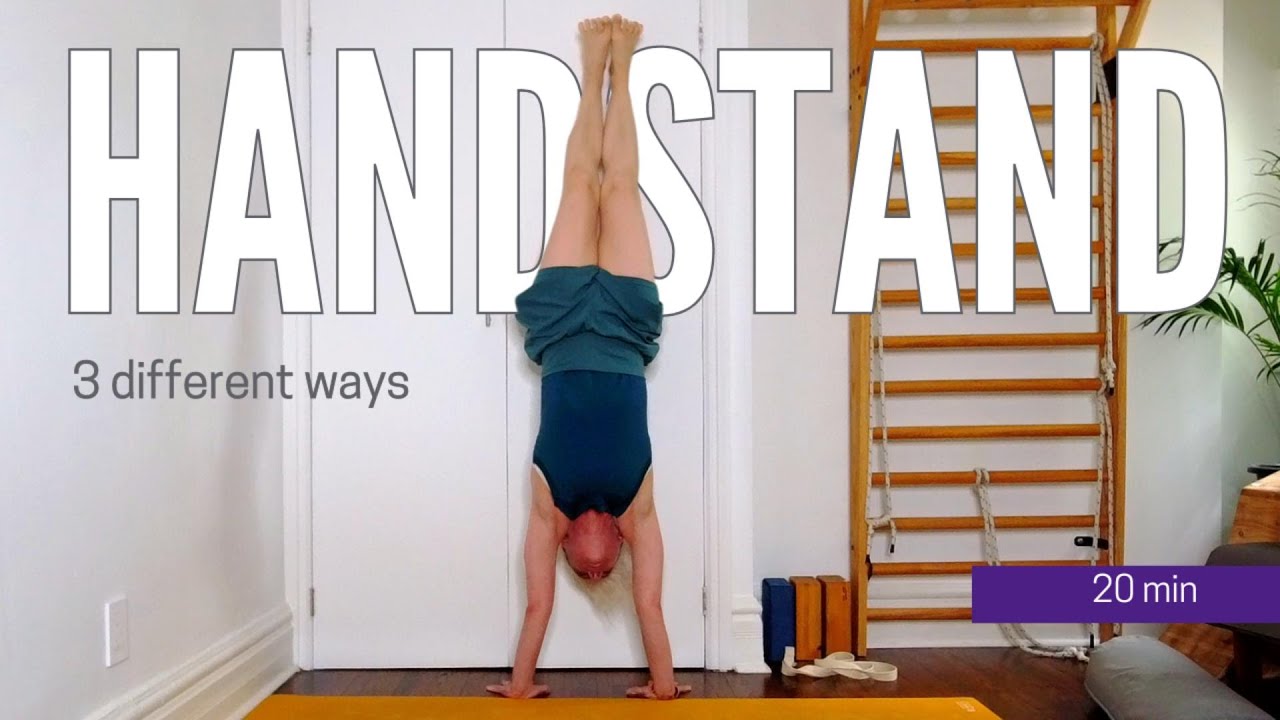 Building Strength & Stability: Handstand Variations in Iyengar Yoga | 20 min - YouTube