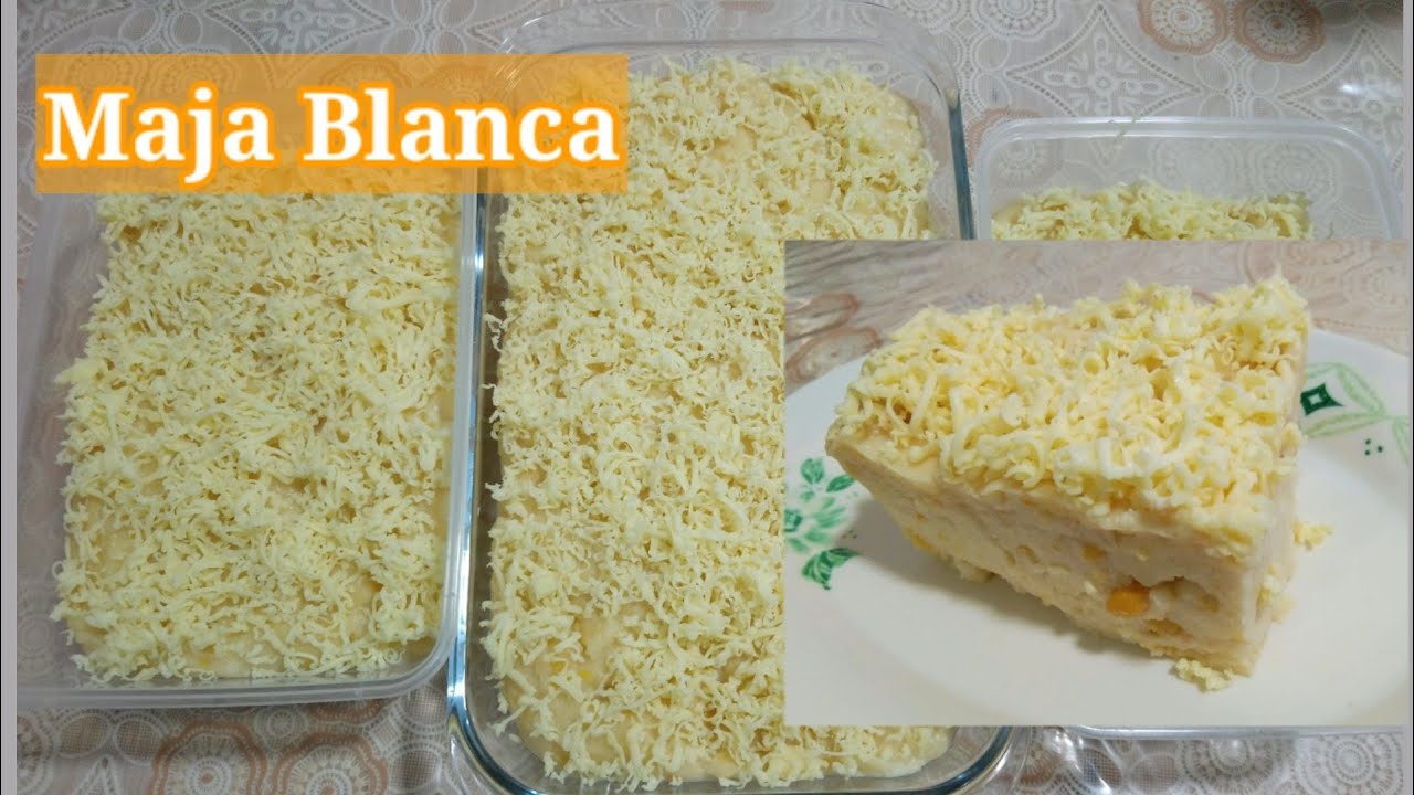 How to make MAJA BLANCA | Creamy & Cheesy - YouTube