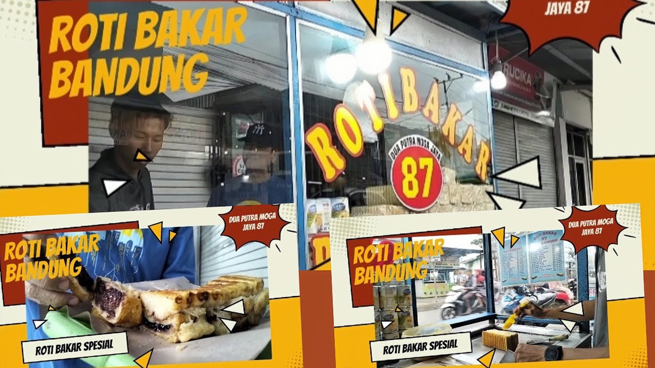LIHAT LANGSUNG PROSES PEMBUATAN ROTI BAKAR BANDUNG 87 SUPER DUPER ENAK ...