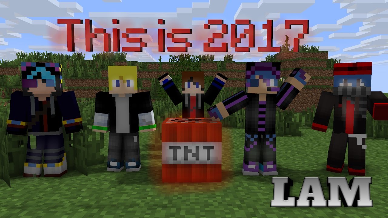 [Minecraft動畫] 迎接未來2017! this is 2017 - YouTube