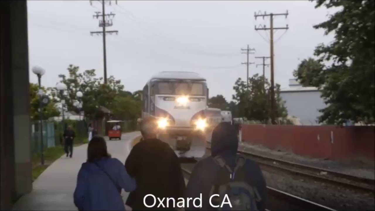 Amtrak 768-Pacific Surfliner-Oxnard CA to LA Union Station-#455 F59PHI ...