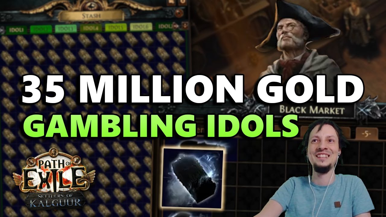 Spending 35 MILLION gold on Idols at the Black Market - PoE #909 - YouTube