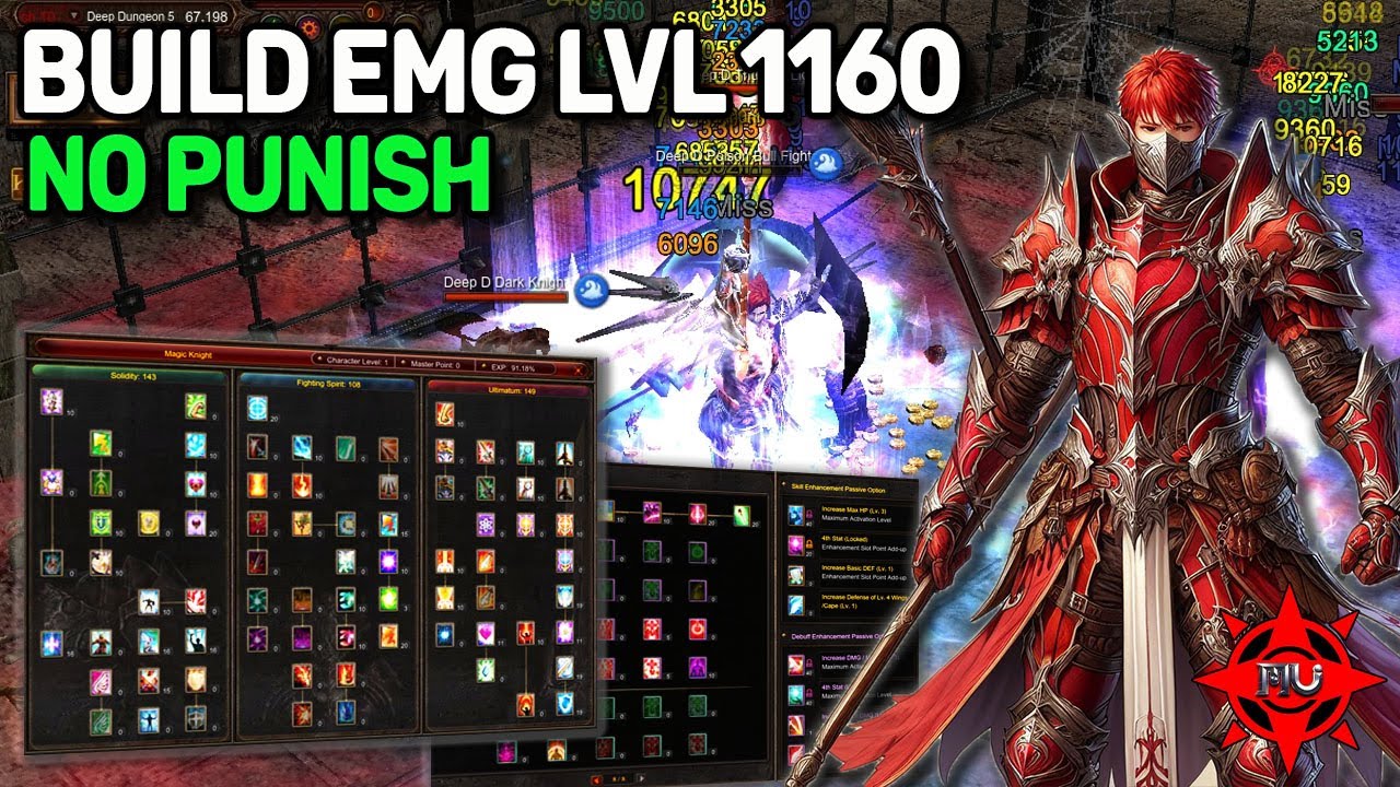 🚩BUILD EMG LVL1160 | MAGIC GLADIATOR / MU ONLINE / SEASON 18.2🚩 - YouTube