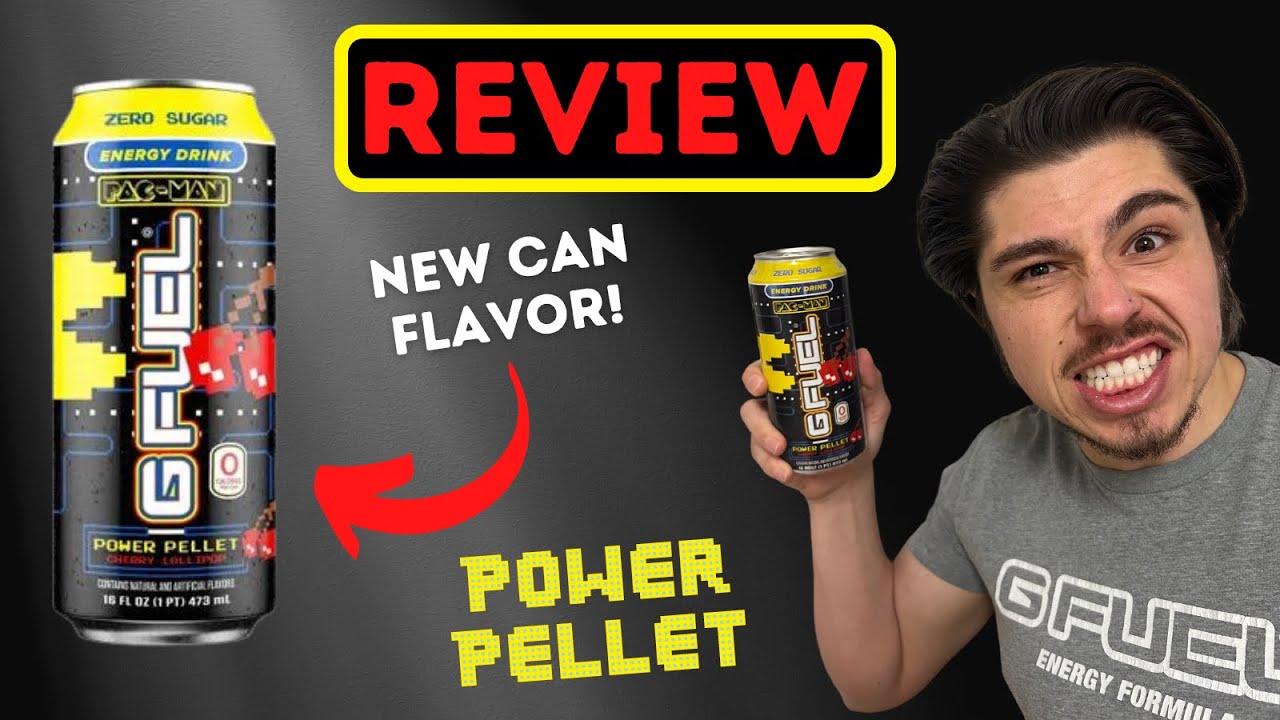 Pac-Man Power Pellet GFUEL Can REVIEW! - YouTube