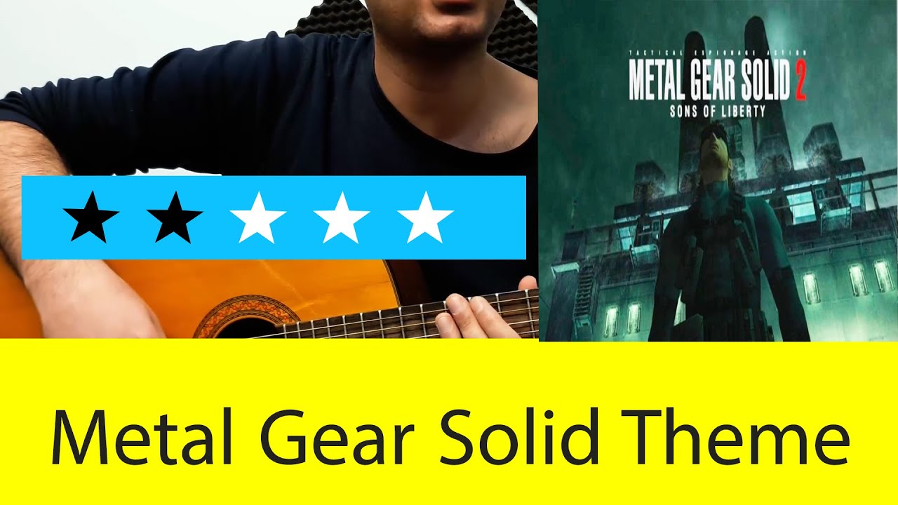 Metal Gear Solid Main Theme For Guitar W/Tabs And Free PDF - YouTube