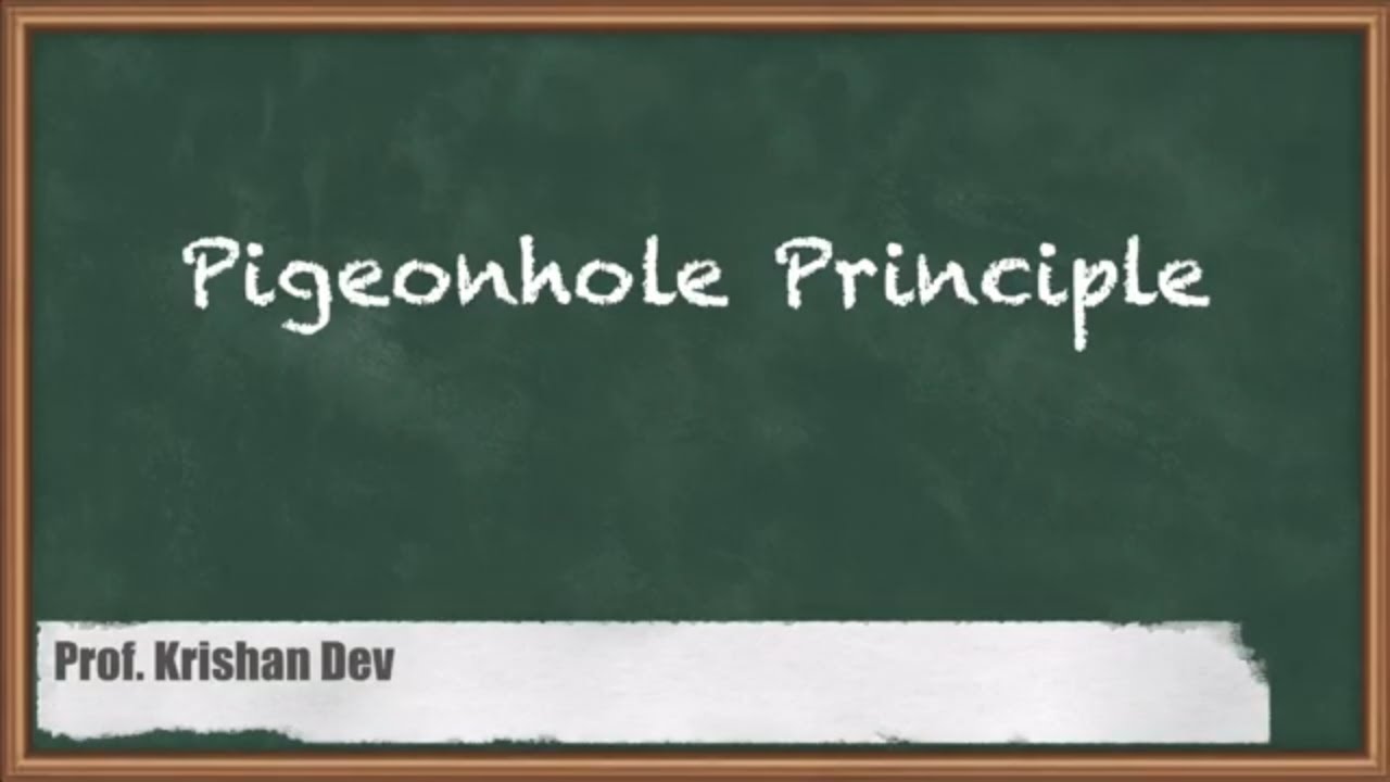The Pigeonhole Principle: Combinatorics & Discrete Mathematics |Gate ...