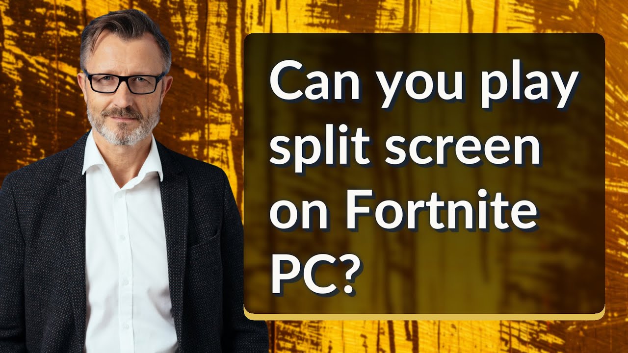 Can you play split screen on Fortnite PC? - YouTube