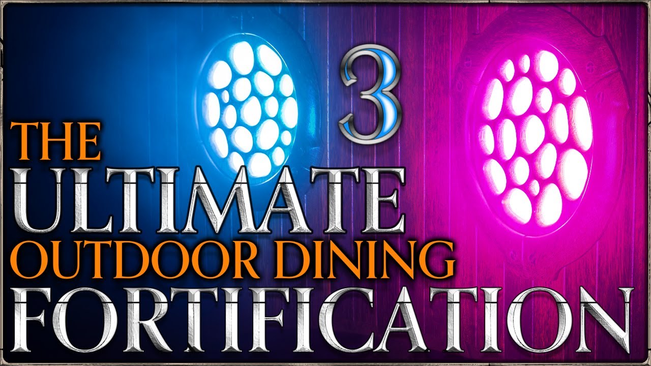 The ULTIMATE outdoor FORTIFIED BASE Part 3 - YouTube