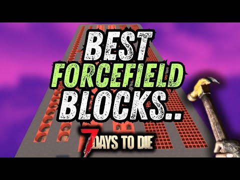Are you using the right Zombie forcefield blocks? 7 days to die 1.2 ...