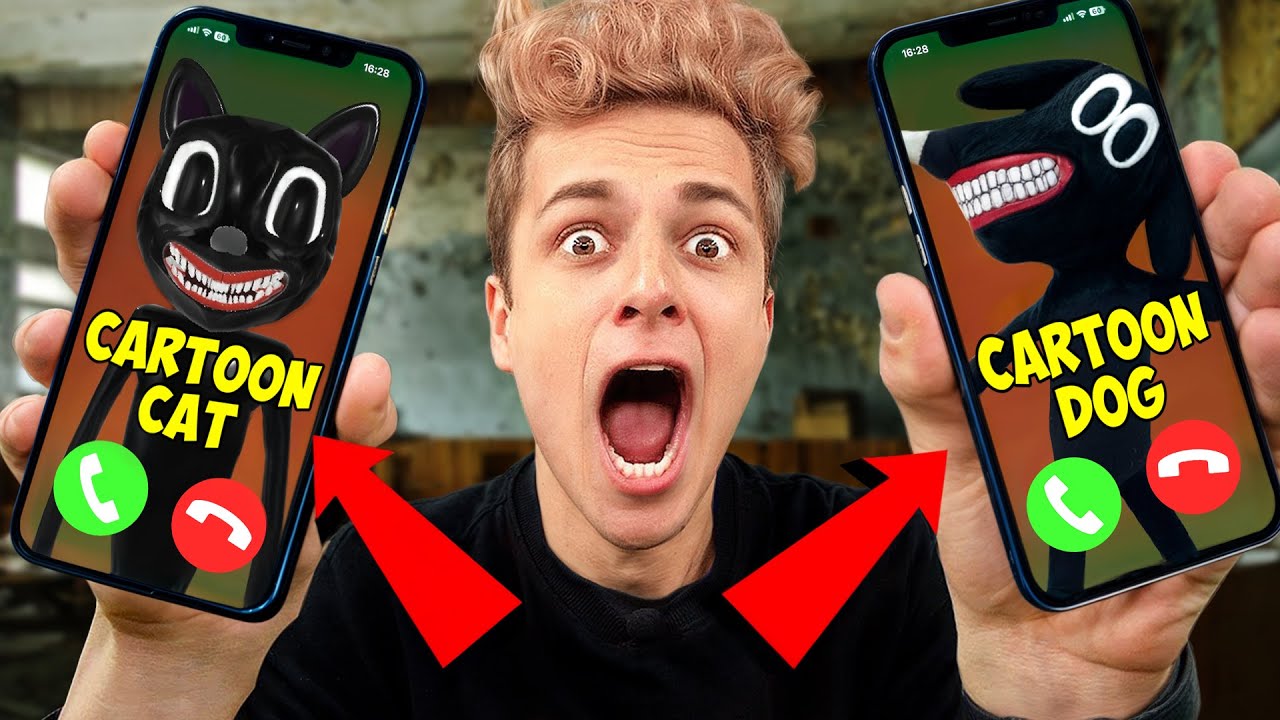DO NOT CALL CARTOON CAT AND CARTOON DOG AT 3 AM - YouTube