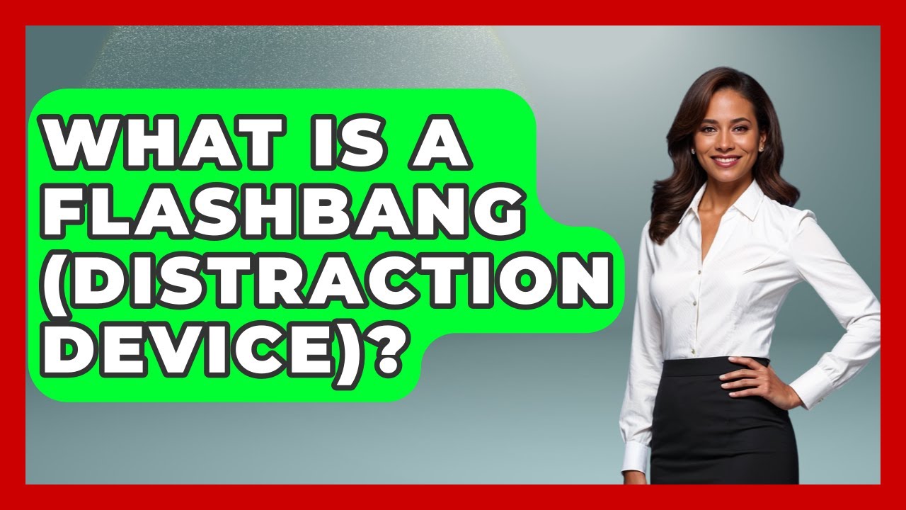 What Is A Flashbang (distraction Device)? - Law Enforcement Insider ...