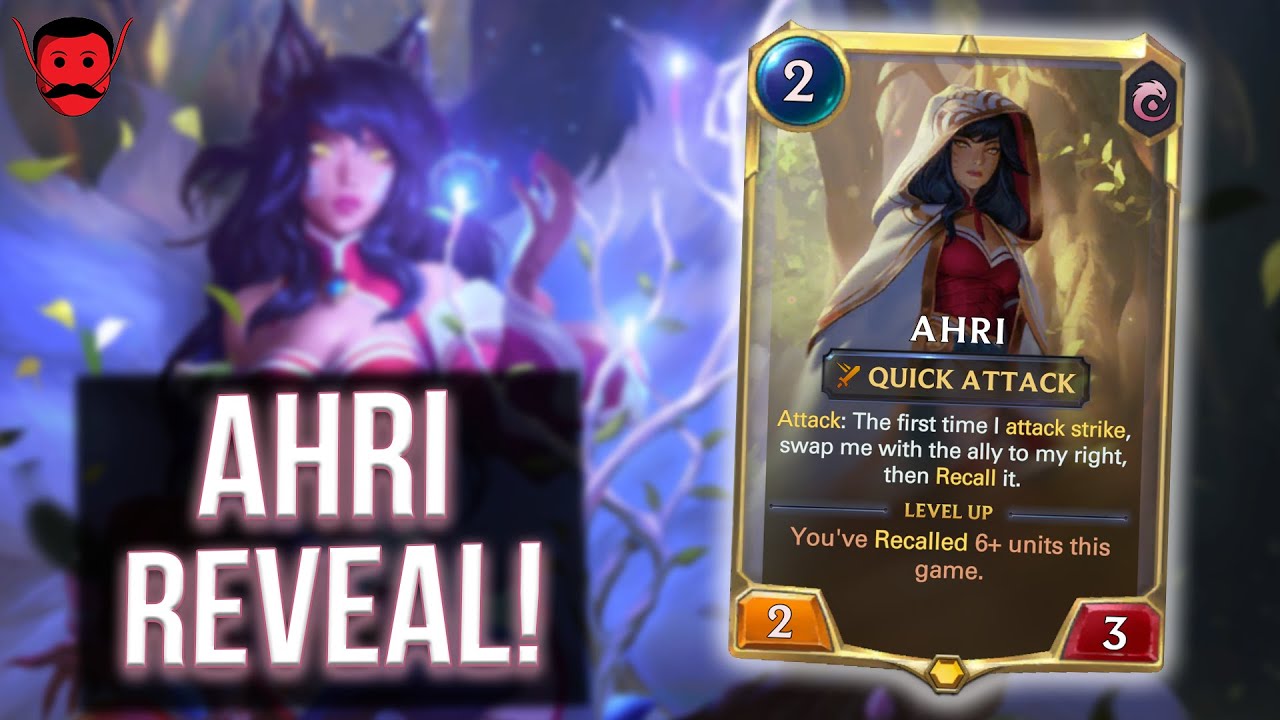 AHRI REVEAL! | Reaction & Analysis | New Champion Card | Legends of ...