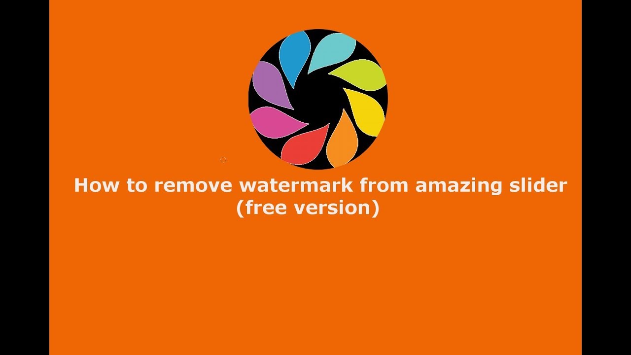 How to remove watermark from amazing slider(free version) malayalam ...