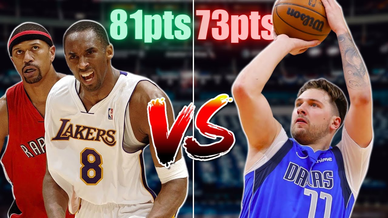 Comparing Kobe's 81pts vs Luka's 73pts...Which Is More Impressive ...