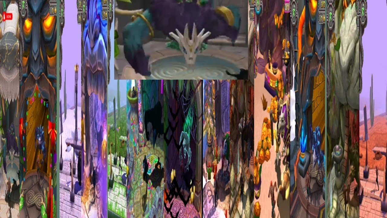 Temple Run 2 All Maps Demon Monkey Entry Chassing - YouTube