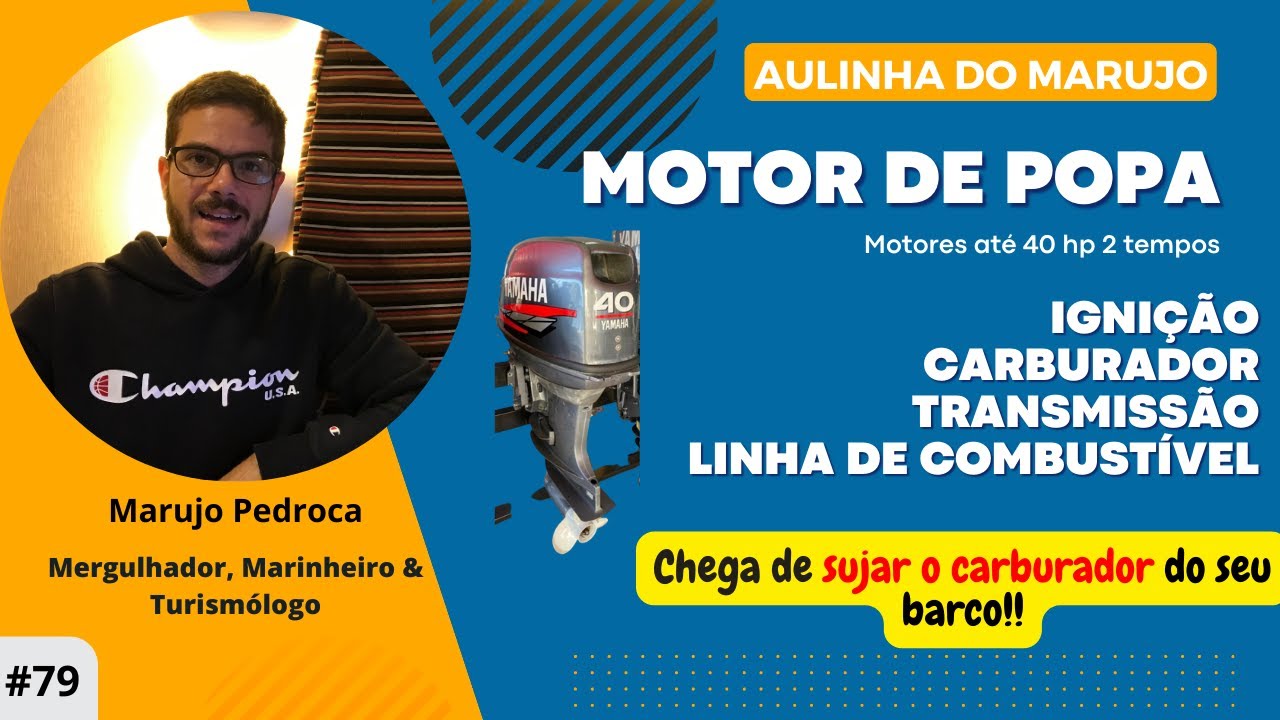 #79 MOTOR DE POPA DO BARCO REVISE VOCÊ MESMO O SEU - YouTube