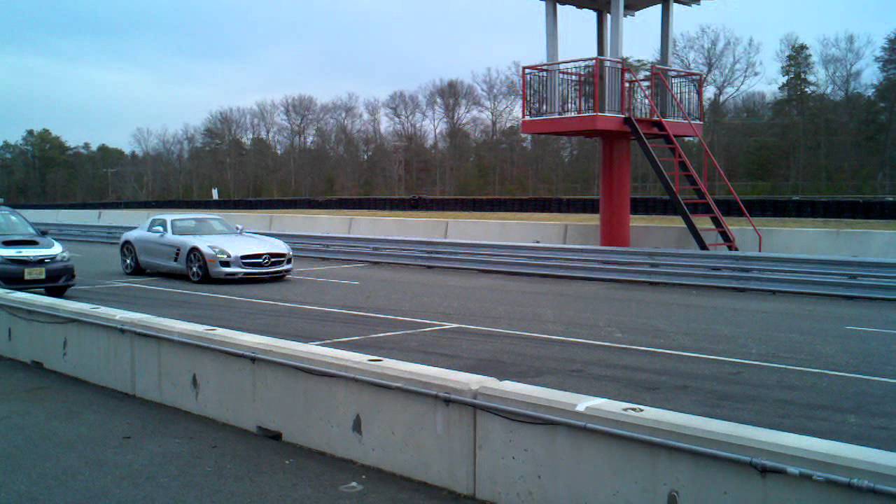 The cars rolling into pit row - YouTube