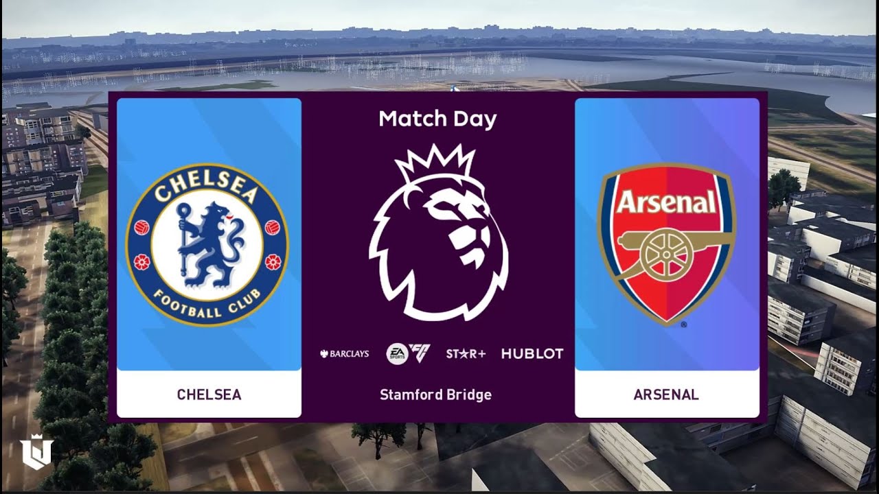 Chelsea vs Arsenal | Premier League 2023/24 | PES 2021 - YouTube