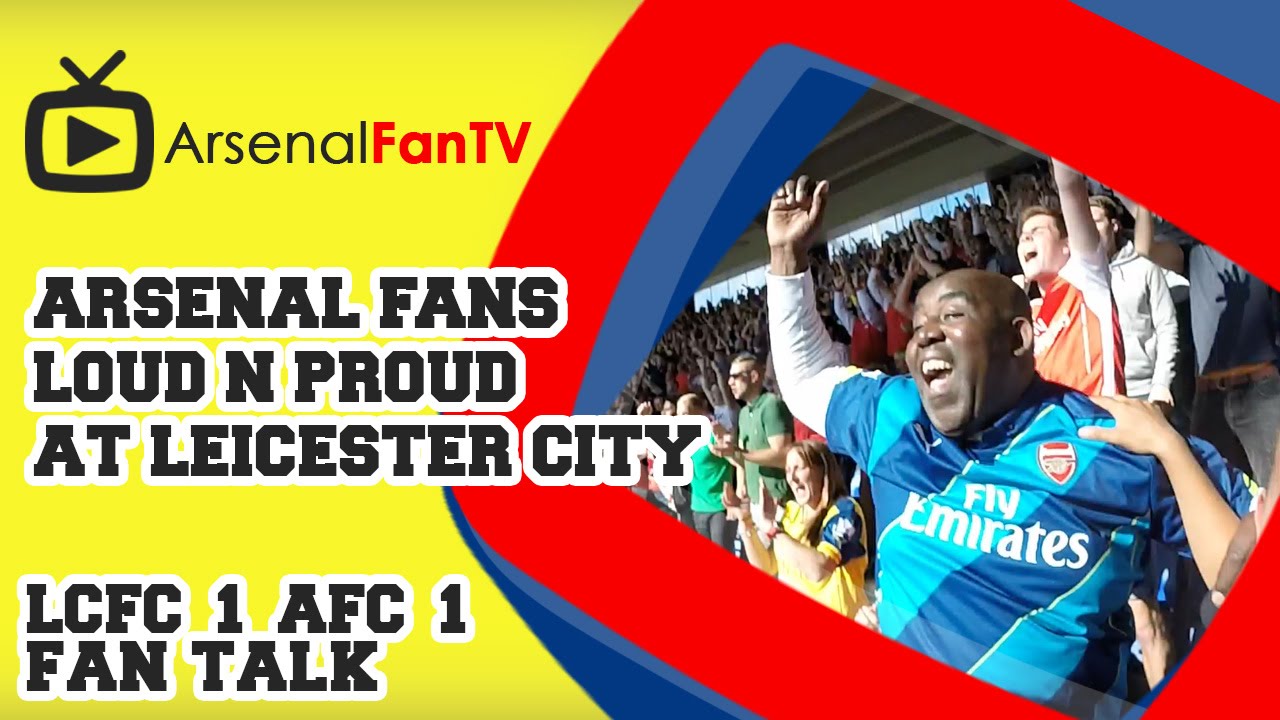 Arsenal Fans Loud n Proud at Leicester City - YouTube