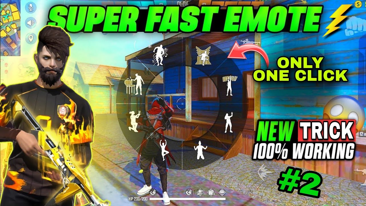 FAST EMOTE TRICK LIKE A PC | 100% WORKING NEW FAST EMOTE TRICK IN ...