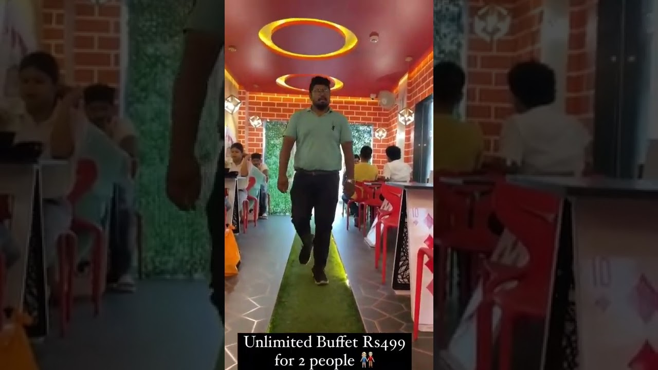 Red pitcher unlimited buffet 🙂 buffet for 2 - YouTube