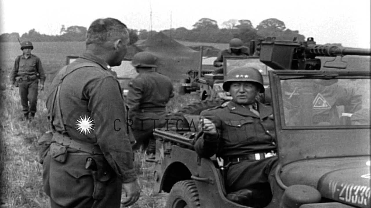 Lieutenant General George S Patton Visits The 7th Armored Division In lieutenant-general-george-s-patton-visits-the-7th-armored-division-in