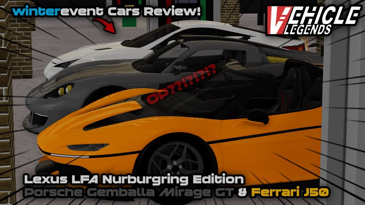 Roblox Vehicle Legends All Winterevent Cars Review! - YouTube