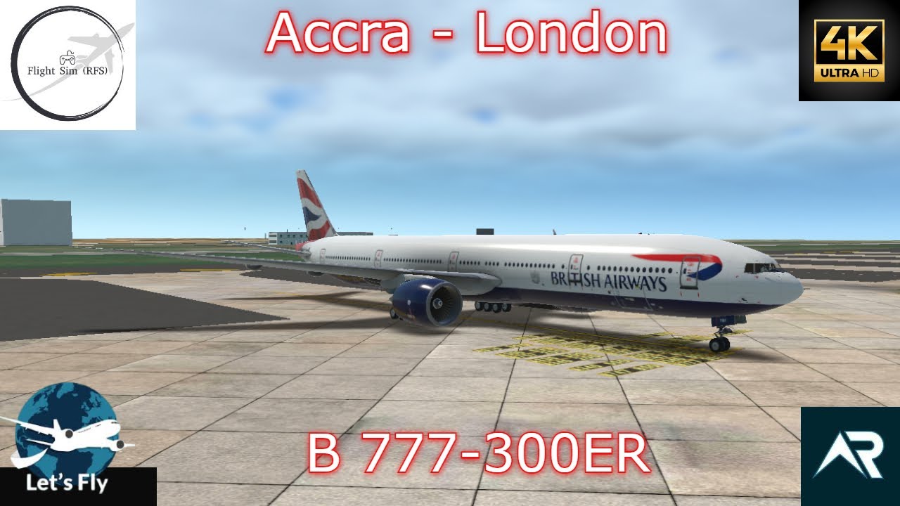 British Airways B777-300ER Flight from Accra to London | Full Flight ...