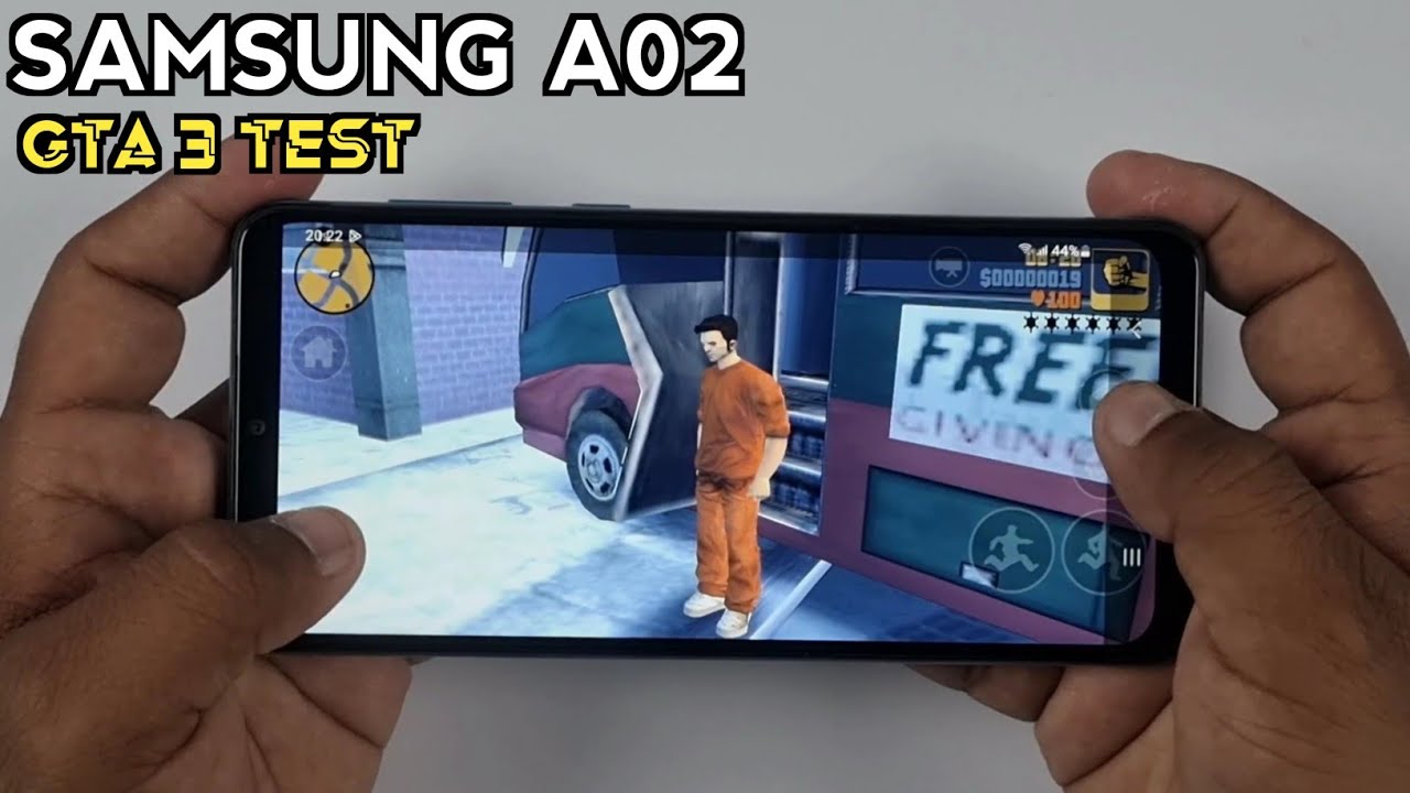Samsung Galaxy A02 Test Game GTA 3 | Ram 3GB, MediaTek MT6739w - YouTube